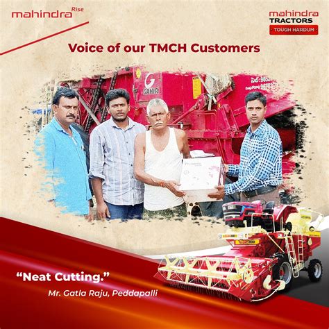 mahindra tractors on twitter let s hear from gatla raju from peddapalli district of telangana