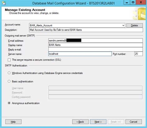 79 Biztalk Server 2013 R2 Test Bam Alerts Account Manage Existent