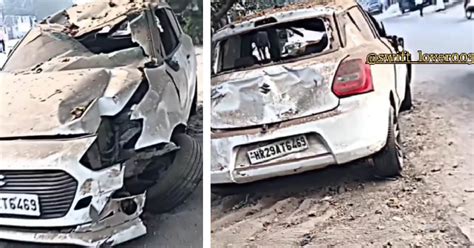 Maruti Swift Users Make Video Of Rash Driving Crash In The Middle Of The Act Car Blog India