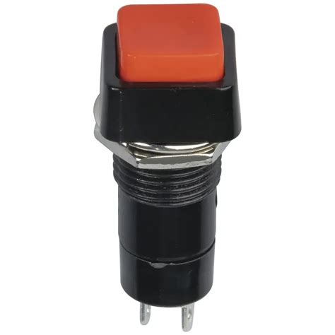Spst Pushbutton Black Actuator Latching Jaycar Australia