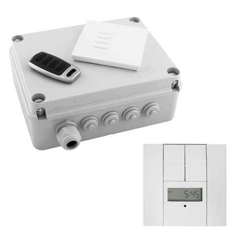 Wise Box Time Clock Kit Includes Keypad Key Fob Time Clock 4 Channel 5 Amps Circuit