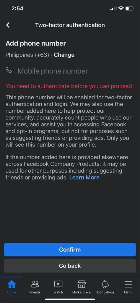 Account Got Locked Due To Fb Protect Two Factor Authentication R Facebook