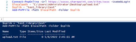 sharepoint trouble with the new pnp powershell module stack overflow