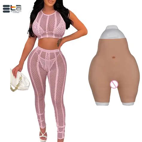 Eta Transgenders Silicon Hip Padding Fake Vagina Pussy Shapewear Panties Sissy Big Buttocks Sex