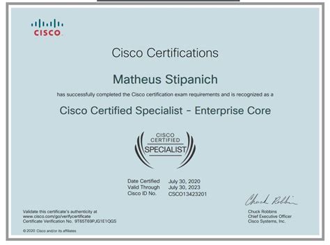 Matheus Stipanich On Linkedin Cisco Ccnp
