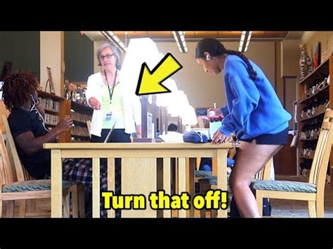 Embarrassing Videos In Library Prank Youtube