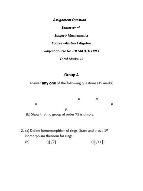 mathematics pdf group mathematics ring mathematics