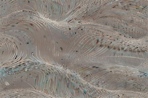 Abstract Wavy Lines In Pastel Colors Premium Ai Generated Image