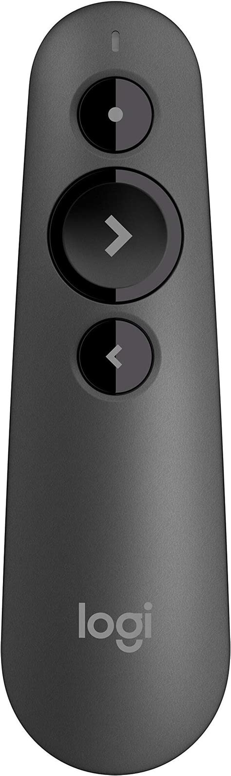 Logitech R500 Laser Presentation Remote Clicker With Dual Connectivity Bluetooth Or