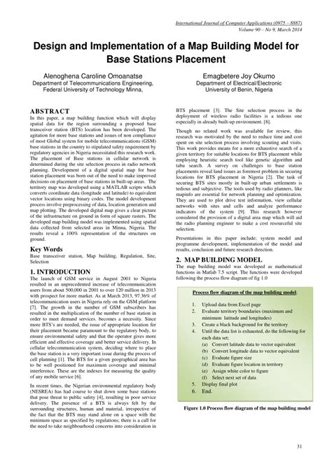 Pdf Design And Implementation Of A Map Building Model For Base