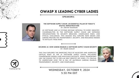 Owasp Toronto Chapter On Linkedin Owasp Toronto Chapter And Leading