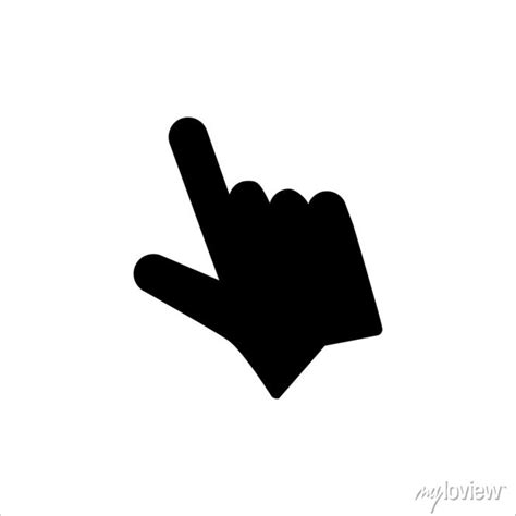 Computer Mouse Click Cursor Arrow Icons Set Mouse Click Cursor Wall