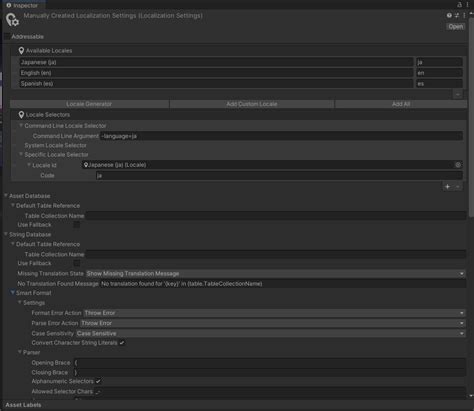Unable To Display Localization Webgl Build In Browser Unity Engine