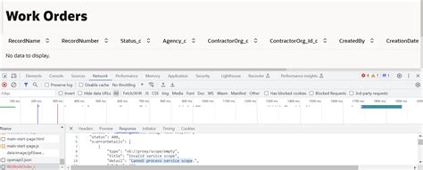 calling saas rest api from vbcs is throwing an cannot process service