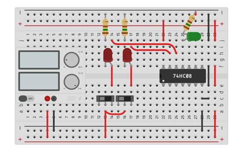 Circuit Design And Logic Gate Tinkercad