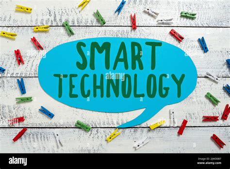 Text Caption Presenting Smart Technologygadgets Or Device That Has A Built In Computer Or Chip
