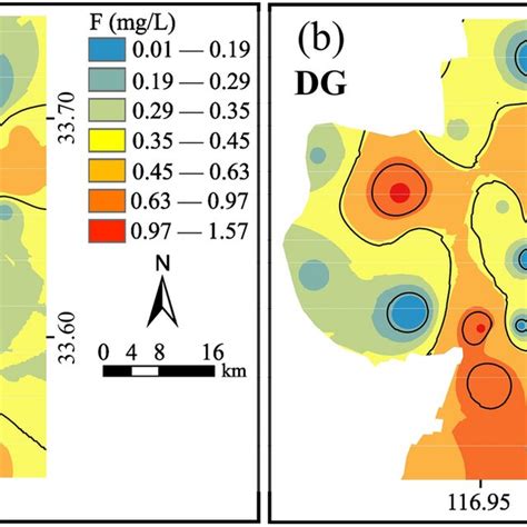 Spatial Distribution Of Fluoride Concentrations In Groundwater A Sg