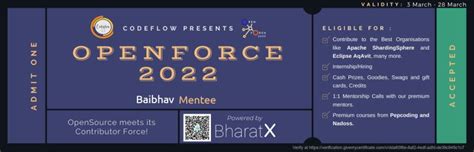 baibhav mishra on linkedin codeflow openforce2022 bharatx 10 comments