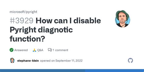How Can I Disable Pyright Diagnotic Function · Discussion 3929