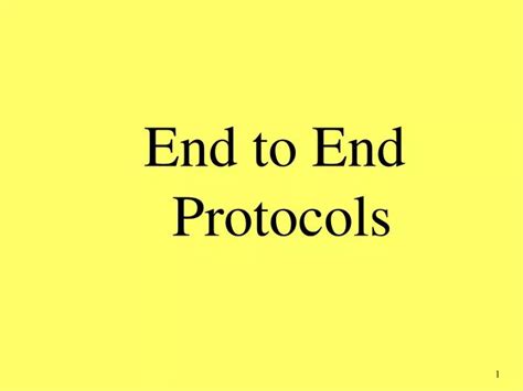 Ppt End To End Protocols Powerpoint Presentation Free Download Id523268