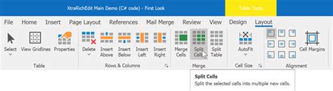 Table Layout Dialogs WinForms Controls DevExpress Documentation
