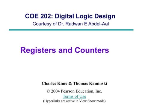 Digital Electronics Registers And Counterspptx