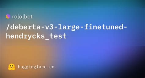 rololbot deberta v3 large finetuned hendrycks test · hugging face