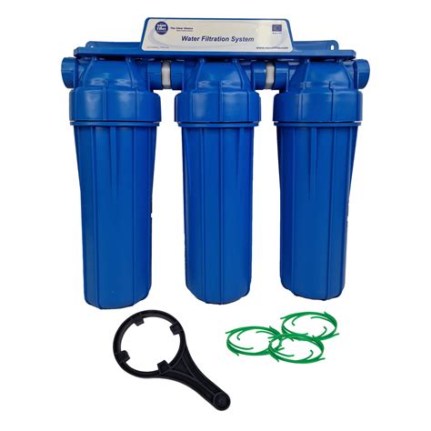 Dreistufiges 10 Zoll Untertisch-Wasserfilter System