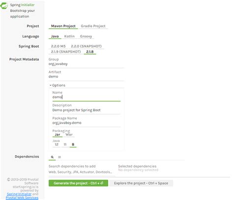 Spring Boot 系列教程 二 创建 Spring Boot 项目的三种方式 悠悠南山下 博客园