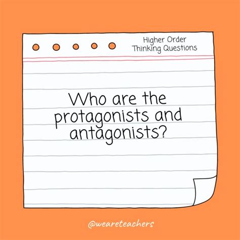 Higher Order Thinking Questions And Stems Free Printable