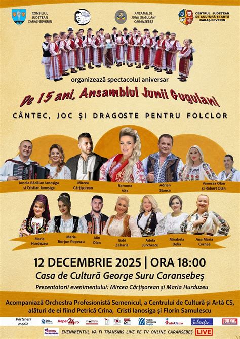 Regal Folcloric De Excepție La Caransebeș „de 15 Ani Ansamblul Junii