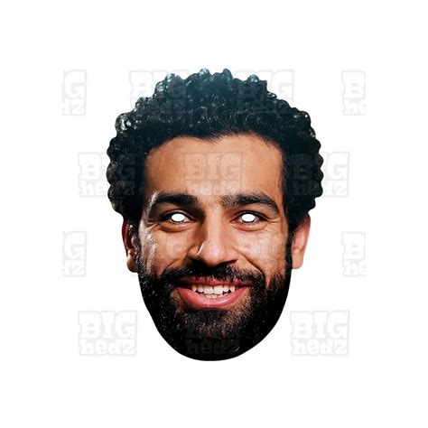 Mohamed Salah Giant Card Face Mask Fc Liverpool Striker World Cup