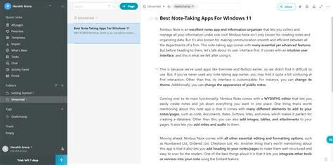Best Note Taking App For Windows GeekChamp