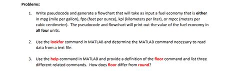 Solved 1 Write Pseudocode And Generate A Flowchart Tha