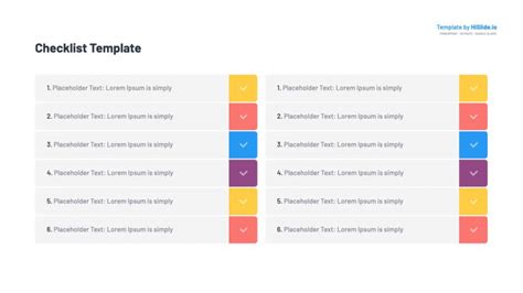 Checklist Presentation PowerPoint Google Slides Template Free