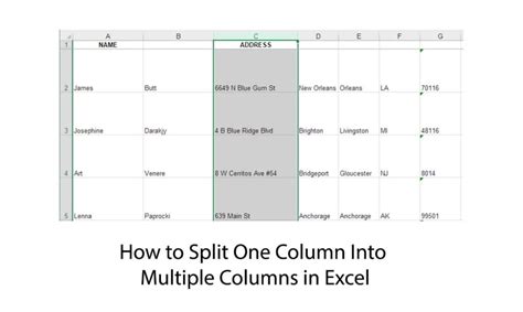 How To Split One Column Into Multiple Columns Excel Printable Forms Free Online