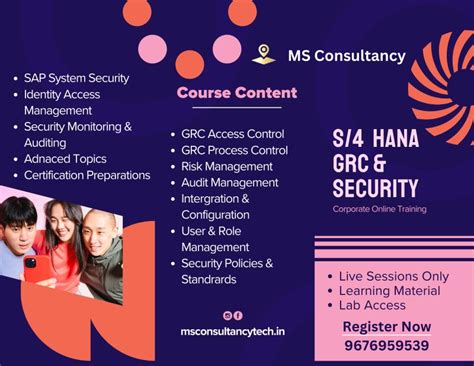 ms consultancy training and placement assistance on linkedin sapgrc