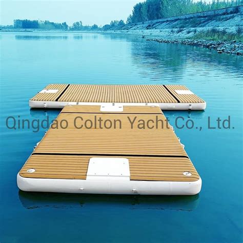 China Aqua Floating Pontoon Dock Swim Platform Inflatable Floating Dock China Floating Dock
