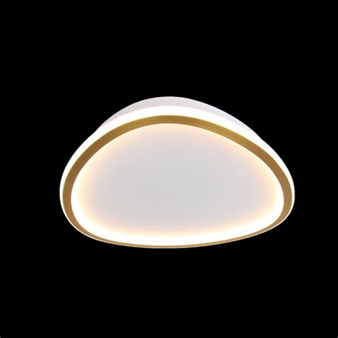 K Light KLC LED3 42D GD 230v 35W LED Large Ovoid Gold 42cm Slim Ceiling Fitting Lightworld Online
