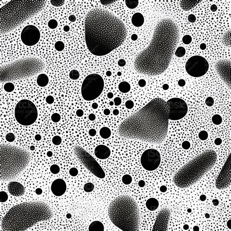 Premium Photo Seamless Pattern In Textured Style Of Black Ink Dots