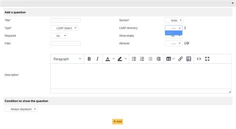 LDAP Search Broken In Issue PluginsGLPI Formcreator GitHub