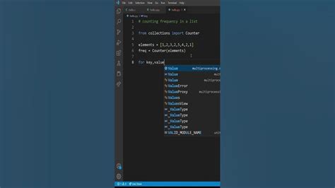 Python Program To Find Frequency Of Elements Collections Module