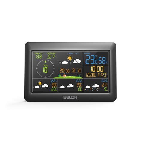 WiFi Day Weather Forecast Station With Wind Gauge And Visibility
