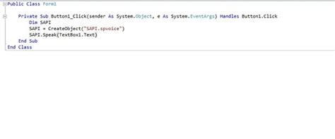 Text To Speech In Vbnet 4 Steps Instructables