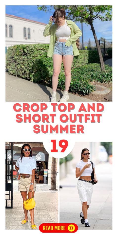 10 Chic Crop Top And Short Outfit Ideas For A Stylish Summer Look