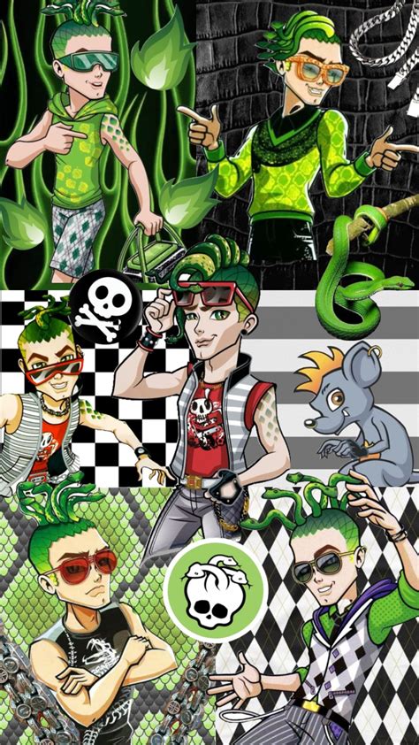 Deuce Gorgon🐍💚 Monster High Art Monster High Characters Monster High