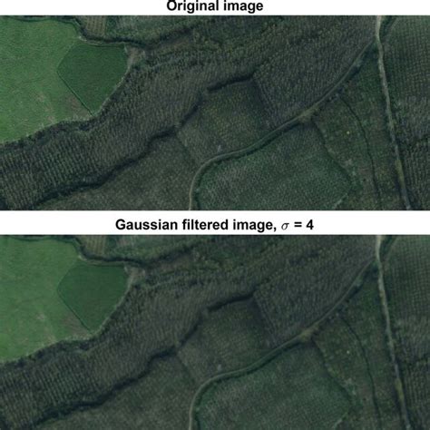 A Original Image B Gaussian Filtered Image Obtained With Filter Download Scientific