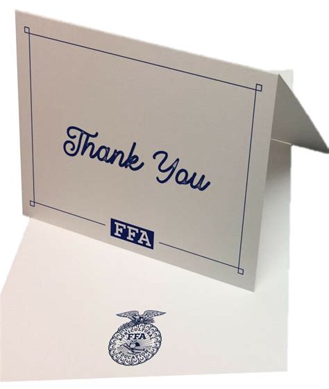 Ffa Thank You Card Pkg 12 03041 0000