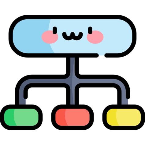 Algorithms Kawaii Lineal Color Icon