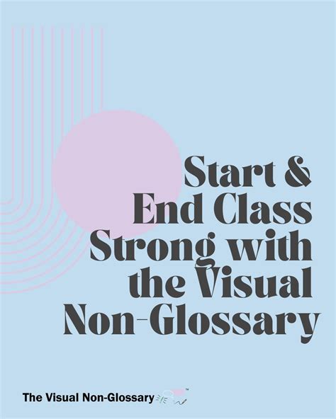 1 Of The Best Things About The Visualnonglossary Is That It Can Be Used At Any Stage Of Class
